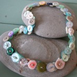 How to Make A Button Necklace Tutorial - the thread