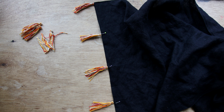 Easy Scarf with Tassels Tutorial – the thread