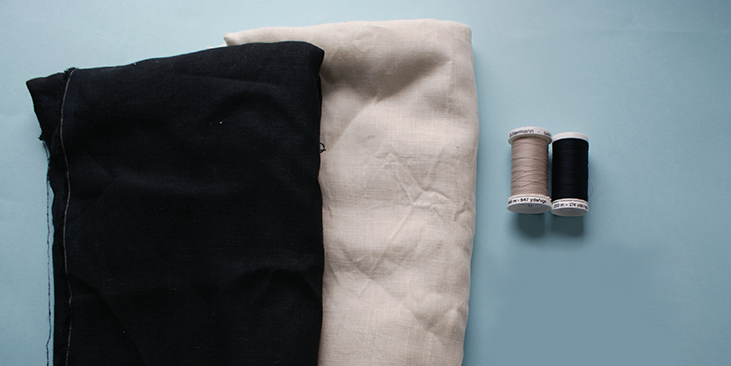 Black and White Layered Dress Tutorial – the thread