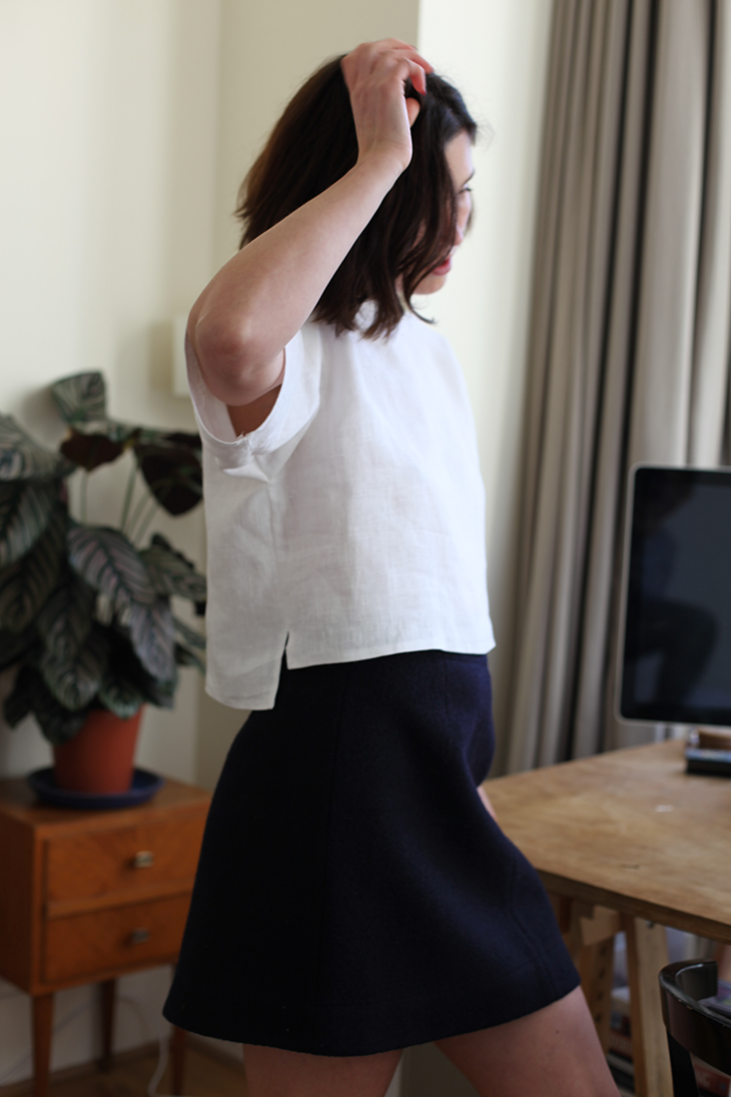 Monique Simple Linen Tee Tutorial – the thread