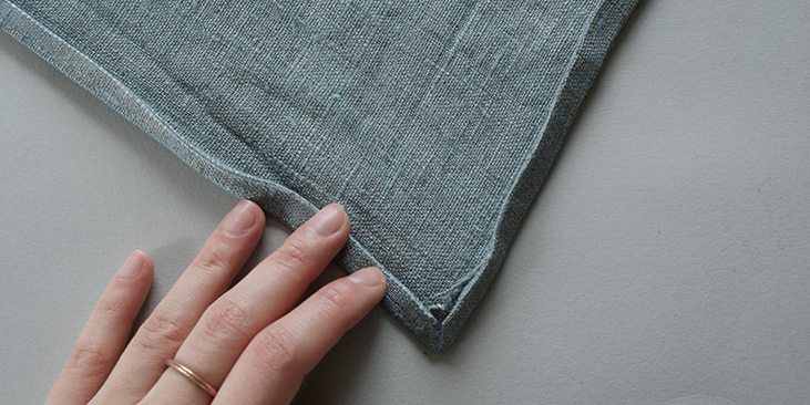 How To Embroider A Linen Scarf Tutorial – the thread