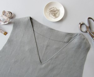 Sewing Glossary: How to Sew a Facing to a V-Neckline Tutorial - The ...