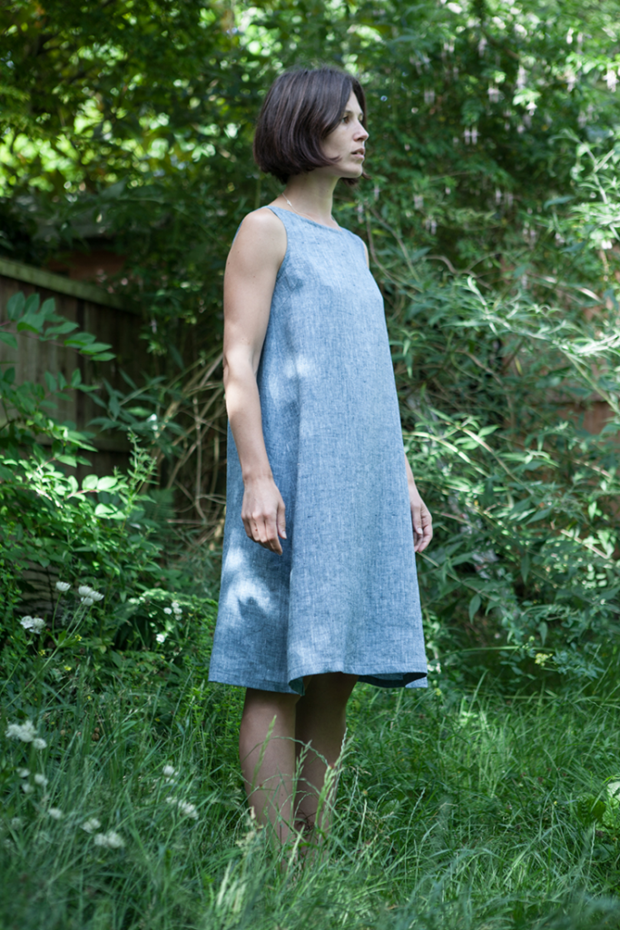 A-Line Dress With a Tie Tutorial – the thread