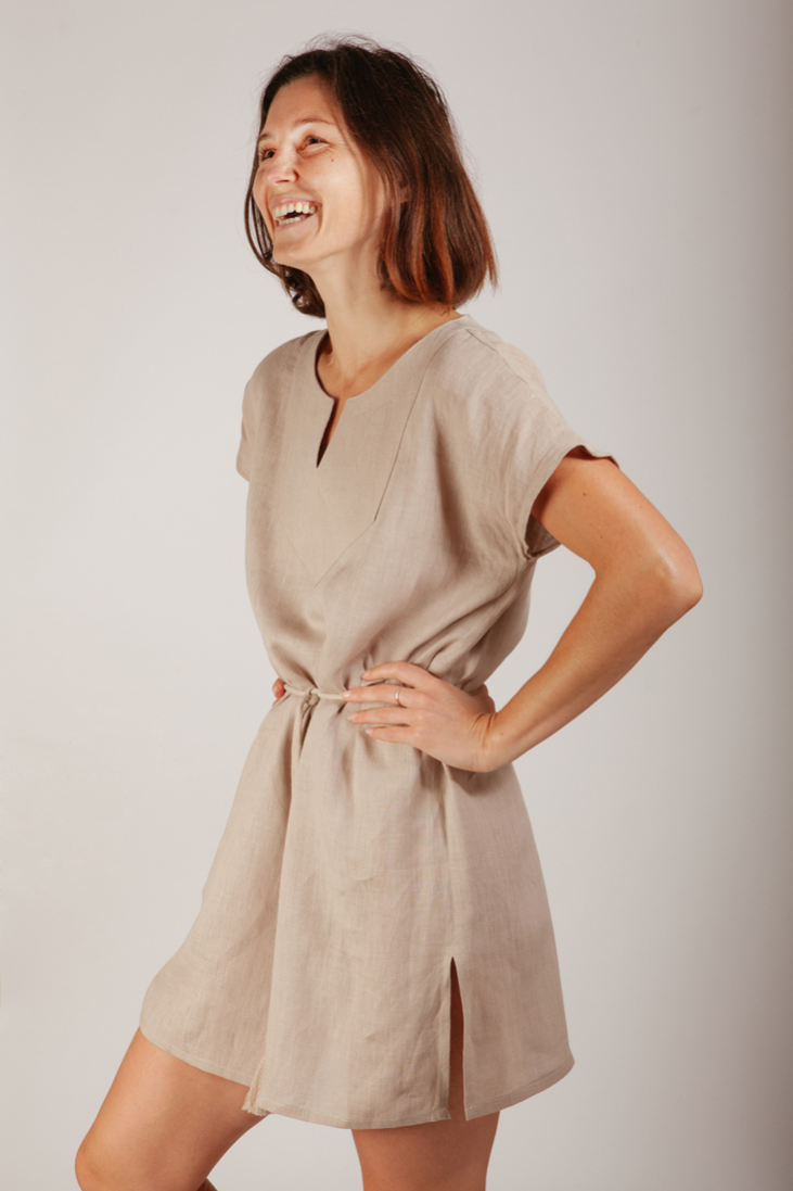 Linen Tunic With Tassel Belt Tutorial – the thread
