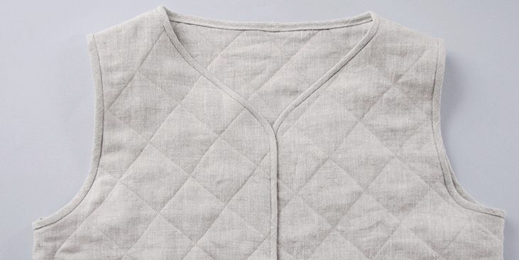 Quilted Linen Vest Tutorial – the thread
