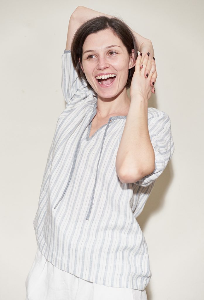 Clara Linen Peasant Blouse Tutorial and Pattern – the thread