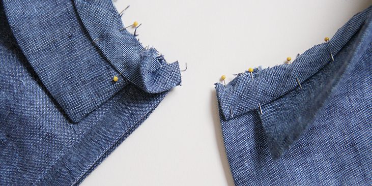 Shirt Dress With Concealed Button Placket Tutorial and Pattern – the thread