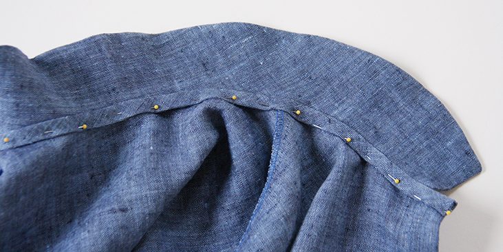 Shirt Dress With Concealed Button Placket Tutorial and Pattern – the thread