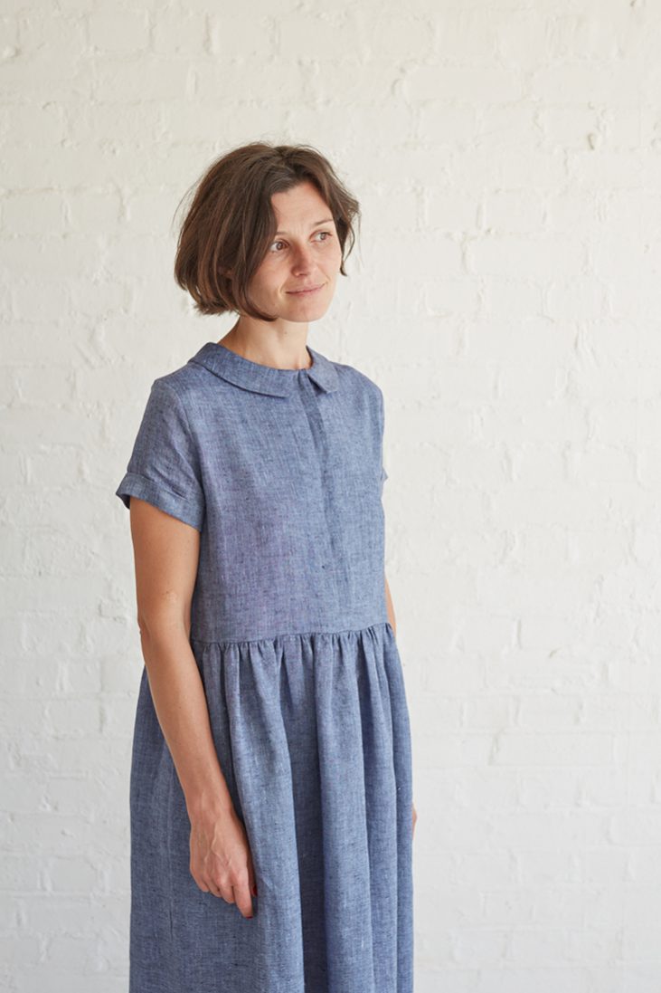 Shirt Dress With Concealed Button Placket Tutorial and Pattern – the thread