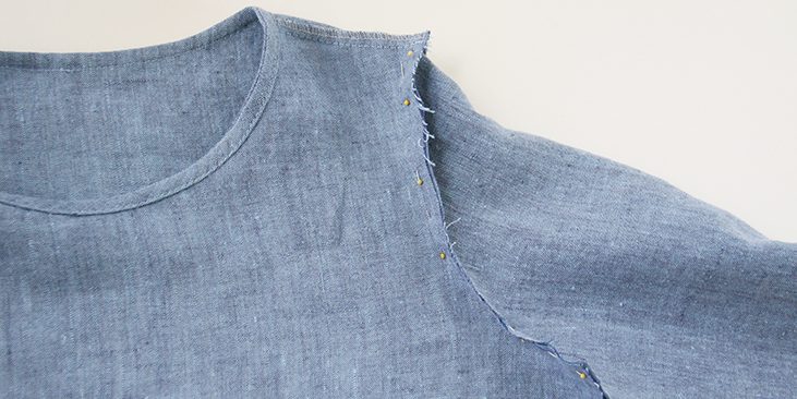 Oona A-Line Dress With Oversized Patch Pocket Tutorial and Pattern ...