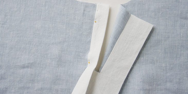 Sewing Glossary: How To Draft And Sew A Partial Button Placket The Easy ...