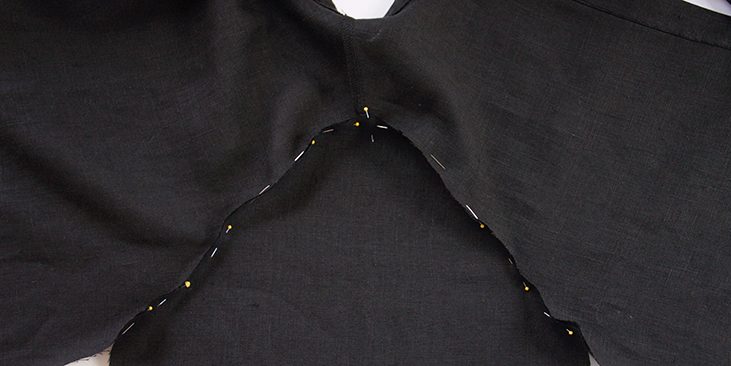 Partial Placket Shirt Dress Tutorial and Pattern – the thread