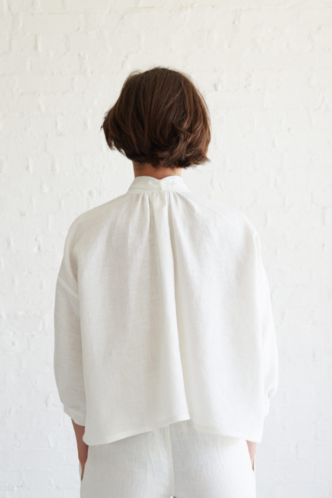 Linen Bow Blouse Tutorial and Pattern – the thread