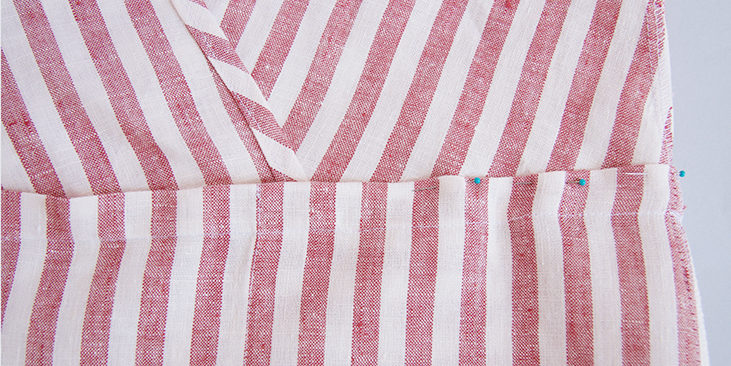 Ruby Crossover Linen Dress Tutorial and Pattern – the thread