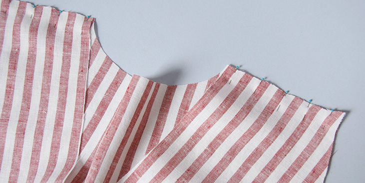 Ruby Crossover Linen Dress Tutorial and Pattern – the thread