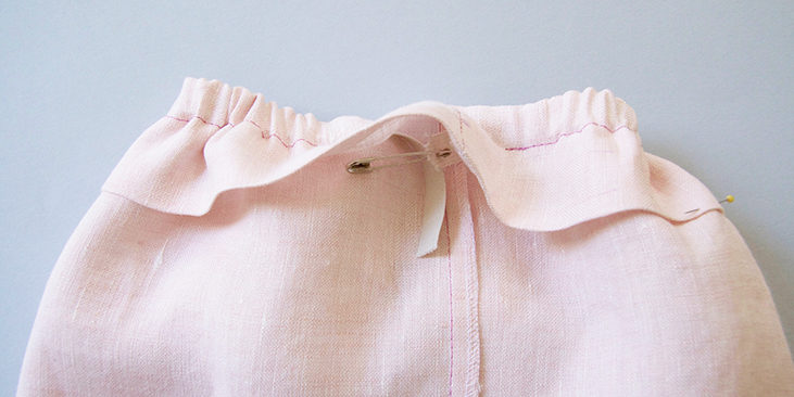 Sewing Glossary: Three Ways To Sew Elastic Waistband Tutorial – the thread