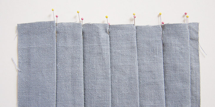 Sewing Glossary: How To Sew Knife Pleats Tutorial – the thread