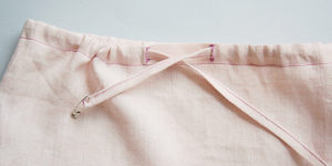 Sewing Glossary: How To Add A Drawstring To A Waistband Tutorial – the ...