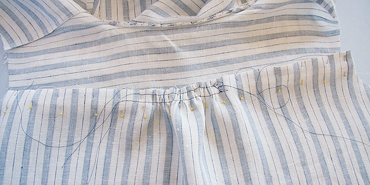 Jane Gathered Shirt Dress With Notched Collar Tutorial and Pattern ...