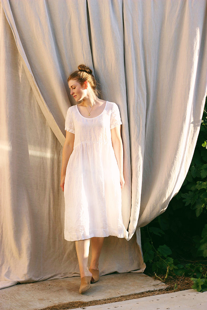 Curated By You: Anna Allen makes Her Own Demeter Dress In Linen – the ...