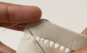 Sewing Glossary: How to Hemstitch (Basic Drawn Thread Work Embroidery ...