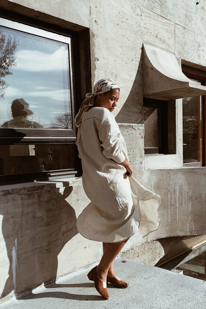 PATTERN REVIEW: Cameron Dress with Hemstitched Detailing in Midweight ...