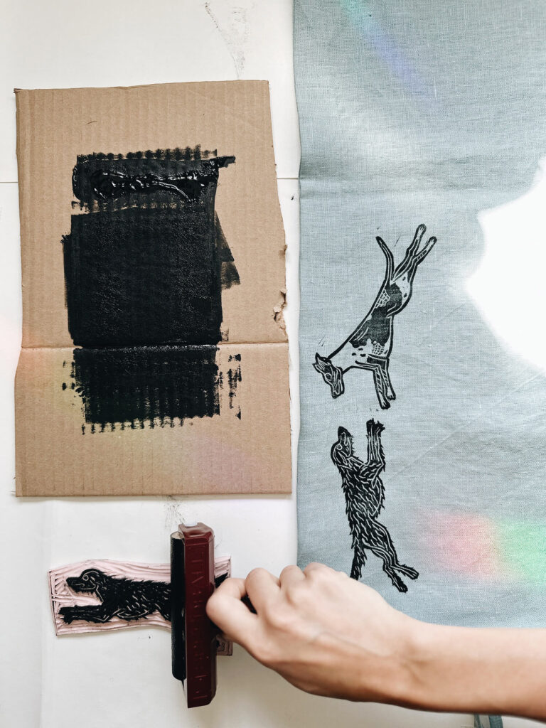 Tutorial: How To Make Block Printed Fabric – the thread