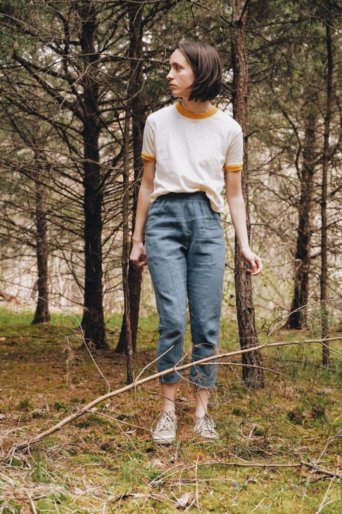 Curated By You: Bailey makes Clyde Work Pant in Heavyweight Linen – the ...