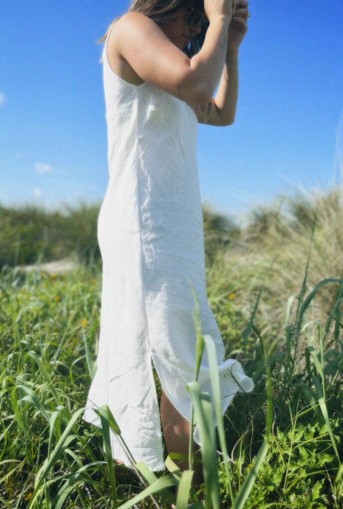 Wearing White After Labor Day- Nico Bias Dress Pattern Review – the thread