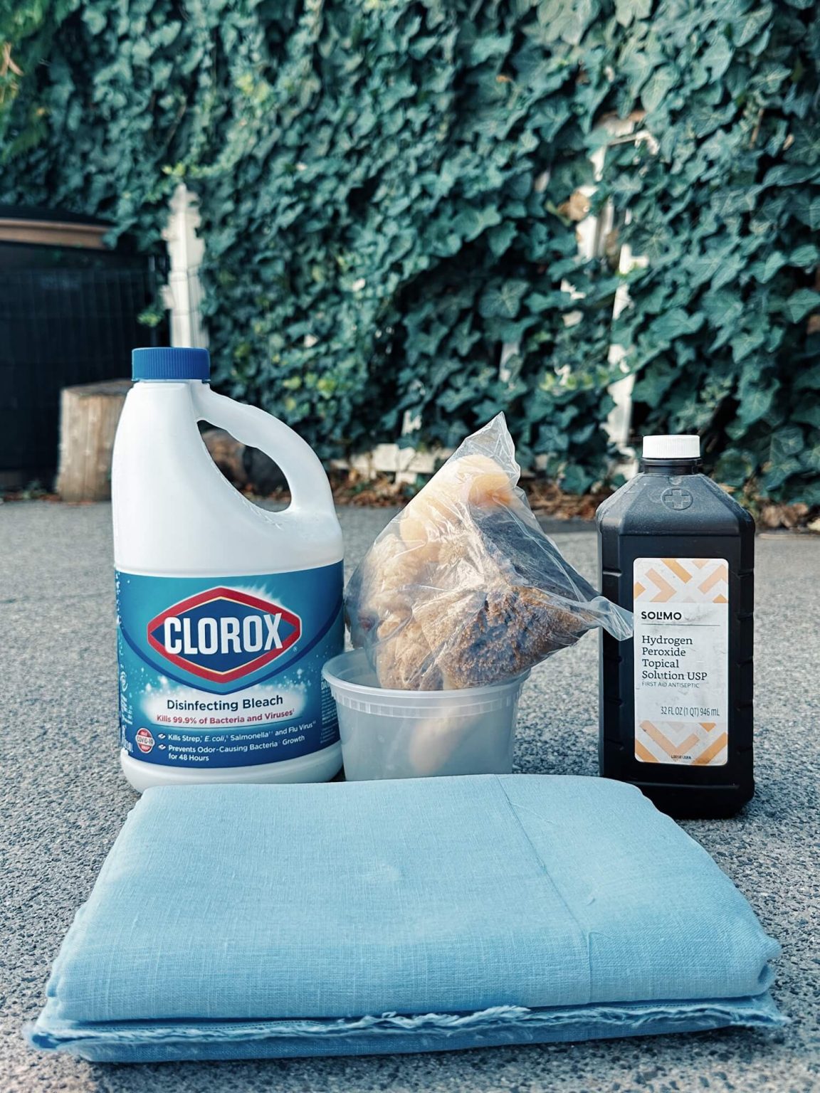 Tutorial: How to Bleach Print Clouds on Linen – the thread