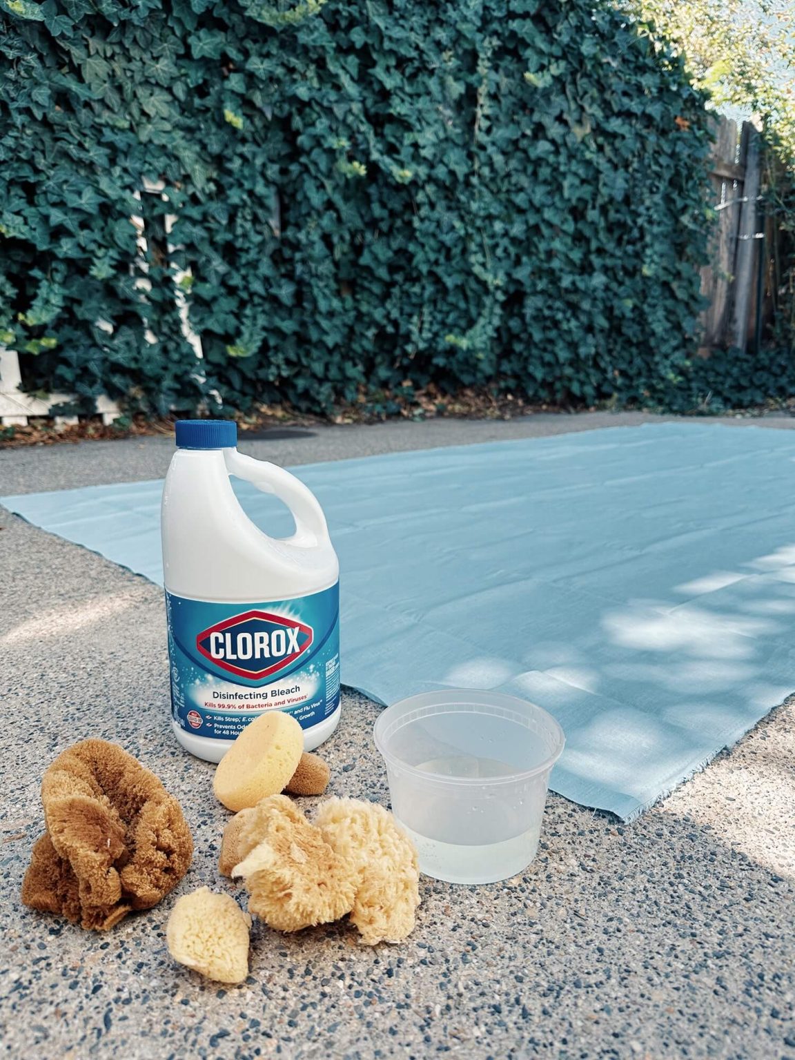 Tutorial: How to Bleach Print Clouds on Linen – the thread